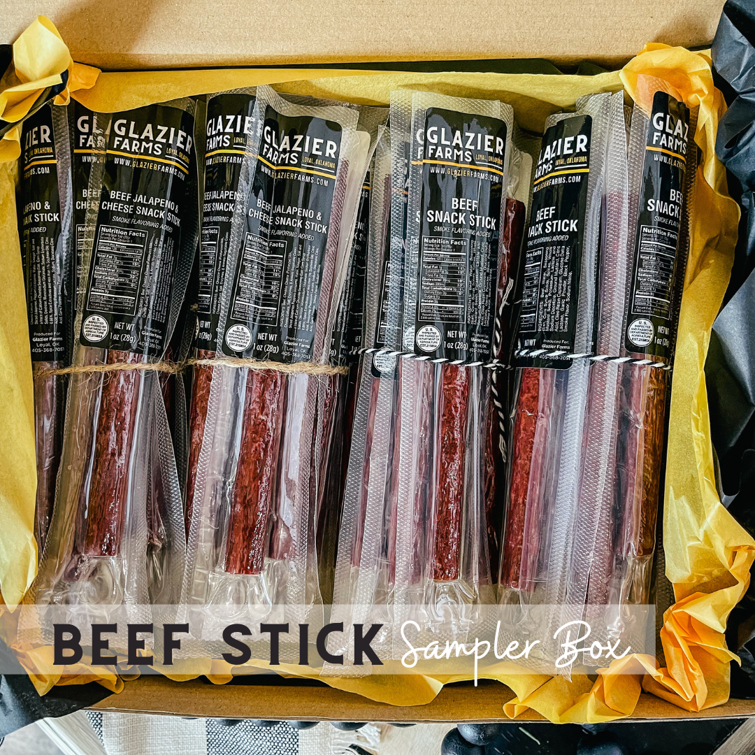 Beef Stick Sampler Box – Glazier Farms